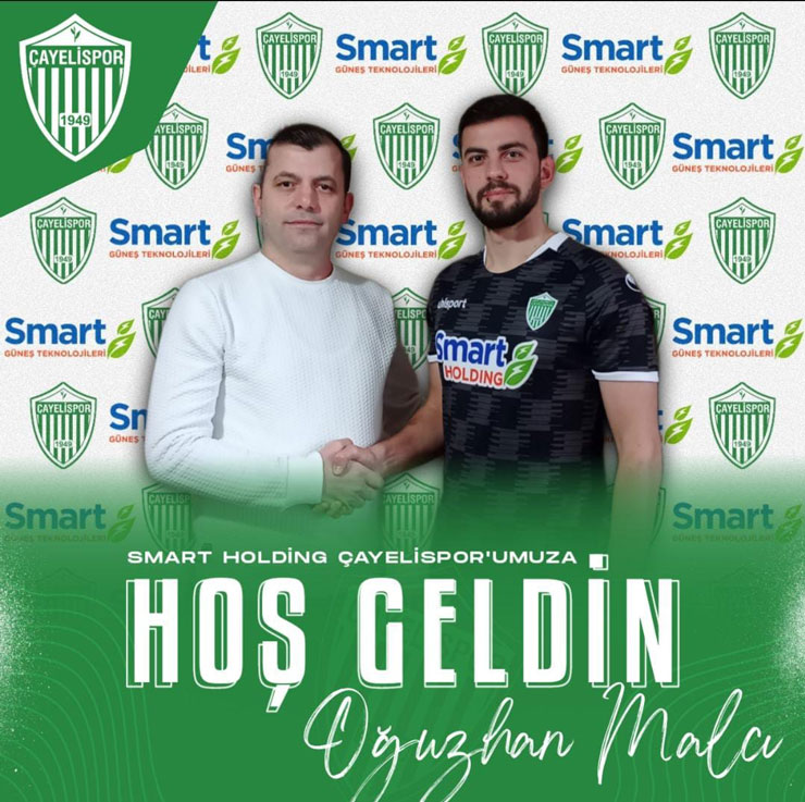 Çayelili Futbolcu Oğuzhan Malcı Yuvaya Döndü